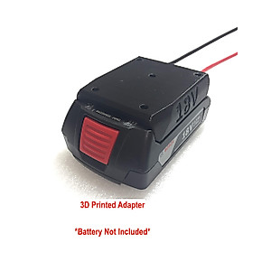 Battery Adapter for Bosch 18v Dock Power Connector 18 volt12 Gauge Robotics