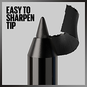 Maybelline TattooStudio Long-Lasting Sharpenable Eyeliner Pencil, Glide on Smooth Gel Pigments with 36 Hour Wear, Waterproof, Sparkling Silver, 1 Count