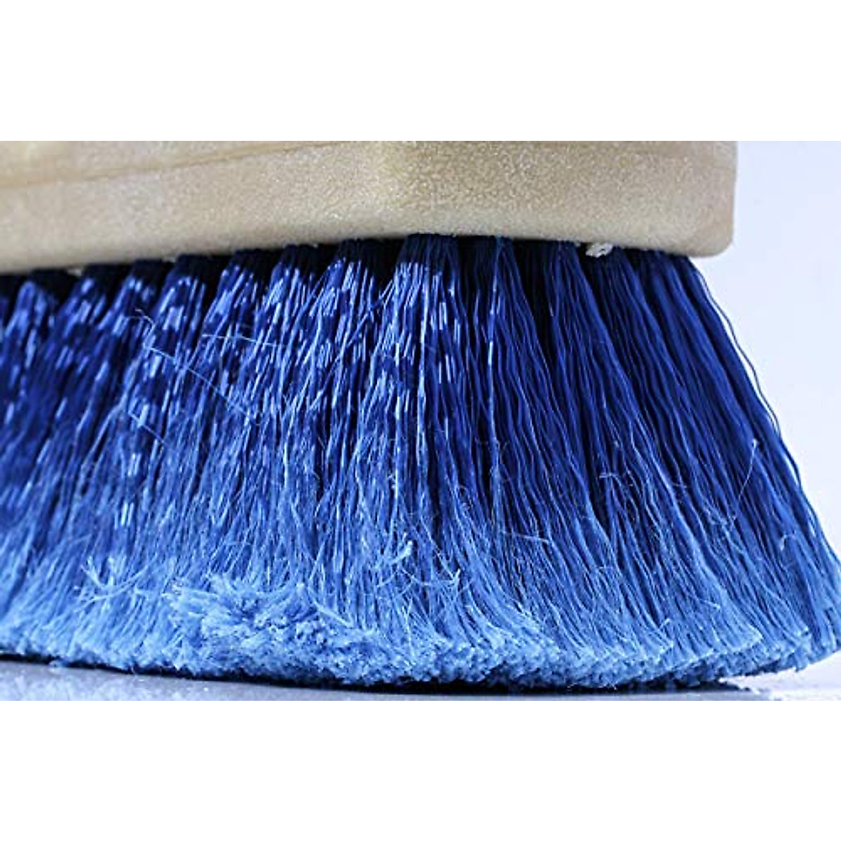 Guttermaster GM-215-8 Blue 8 Inch Oblong Medium Soft Flow Through Brush with Flagged Ends for RV's and Larger Vehicles