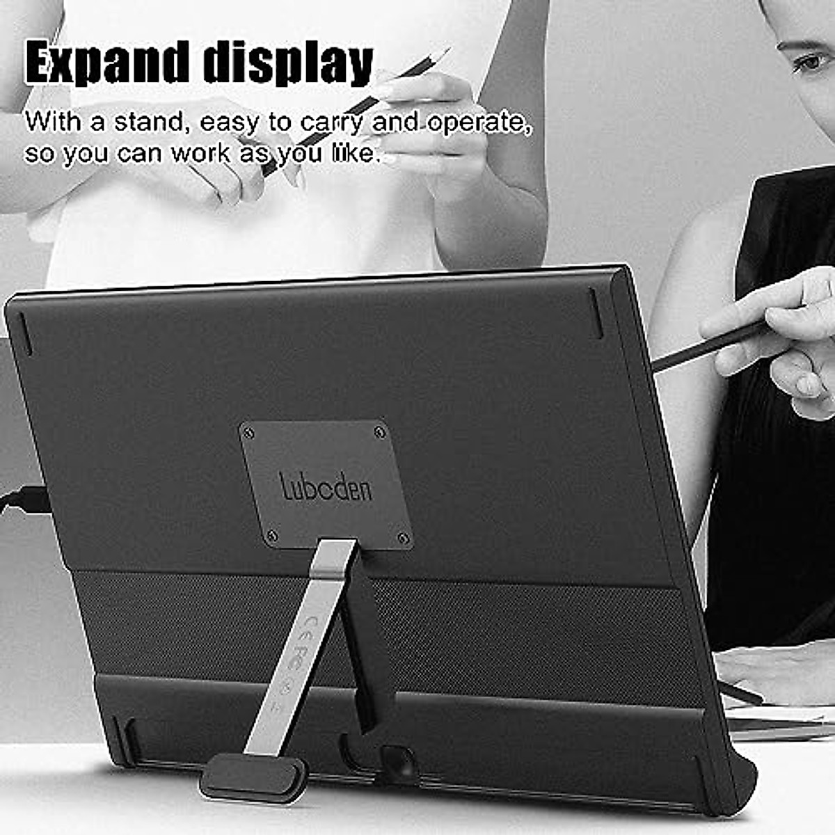 emlovosy 15.6-inch FHD IPS Laptop Expansion Screen 1080P High Clarity ...