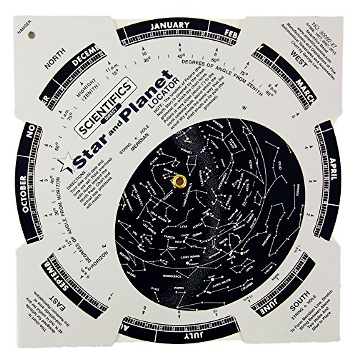 Scientifics Direct Famous Star and Planet Locator and Star Guide (Single Pack)