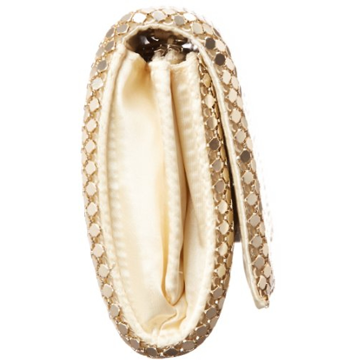 Jessica McClintock womens metal evening handbags, Light Gold, One Size US