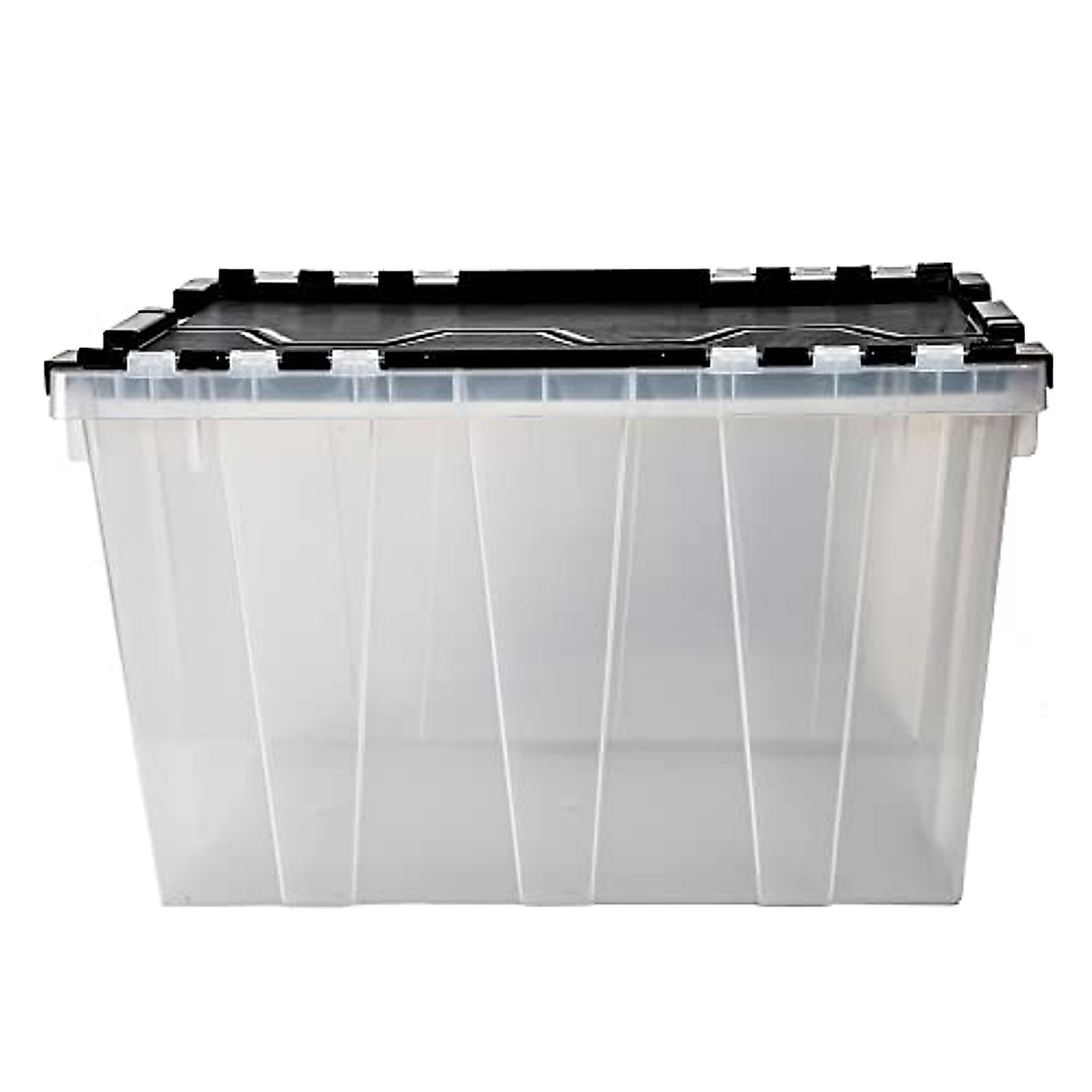 Clear Plastic Storage Container Interlocking Lid (2 Pack)