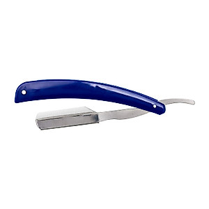 JOHNNY B. Professional Barber Straight Edge Razor, Blue