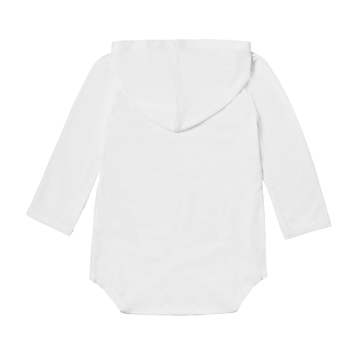 UV SKINZ UPF 50+ Baby Boy's Hooded Sunzie - White - 12/24m