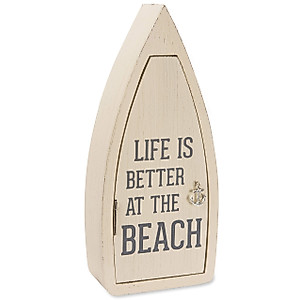 Pavilion - Life is Better at The Beach - 11.75 Inch Hanging Key Box