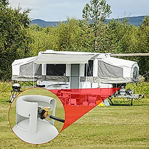 Generep 5FT Propane Hose Adapter 1lb to 20lb with Gauge, Converts Coleman Roadtrip Portable Grill, Buddy Heater, Tabletop Grill to LP Cylinder POL Connection