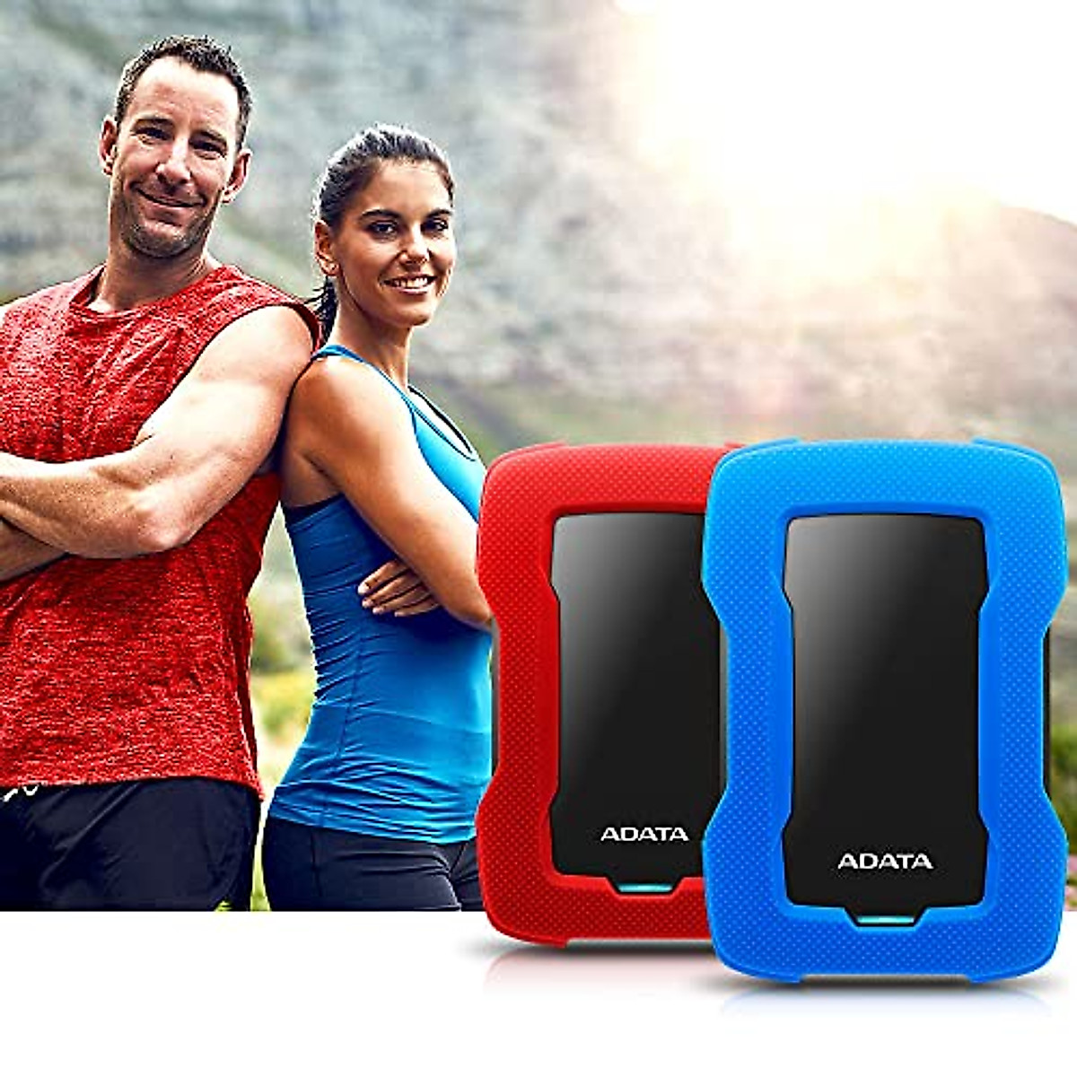 ADATA RIGTED Magnetic Disk Memory Drive (OUTERN) - AHD330-1TU31-CBK - 1TB