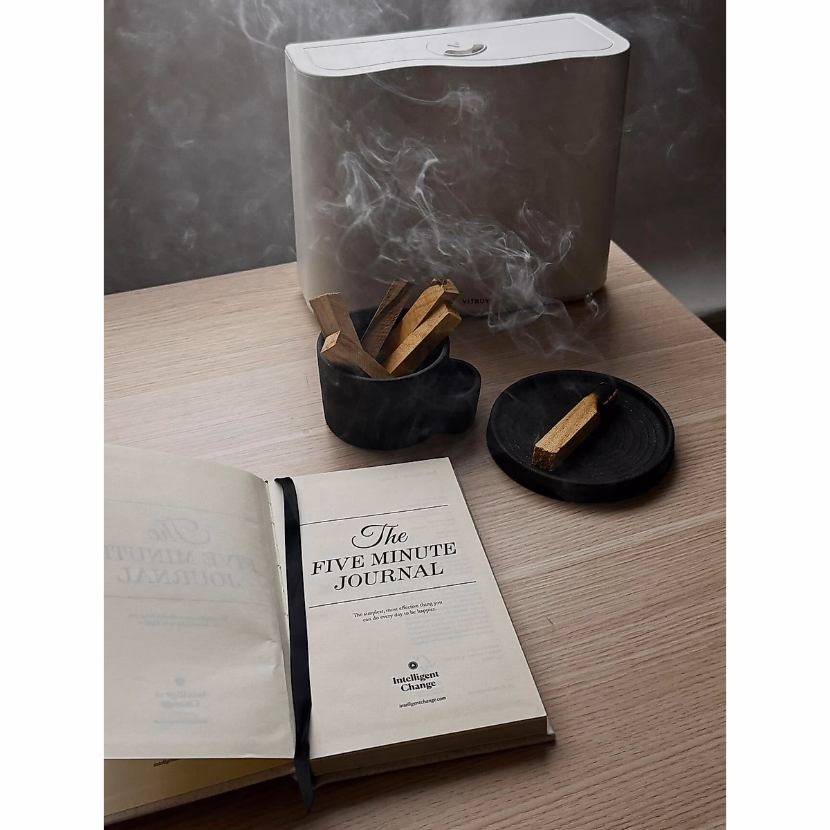 Bursera Vulcan Ceramic Bowl, Tree Planted with Every Order, Smudging Burn Bowl for Sage, Palo Santo Wood, Form for Candles, Candle Container, Smudge, Decorative Incense Burner