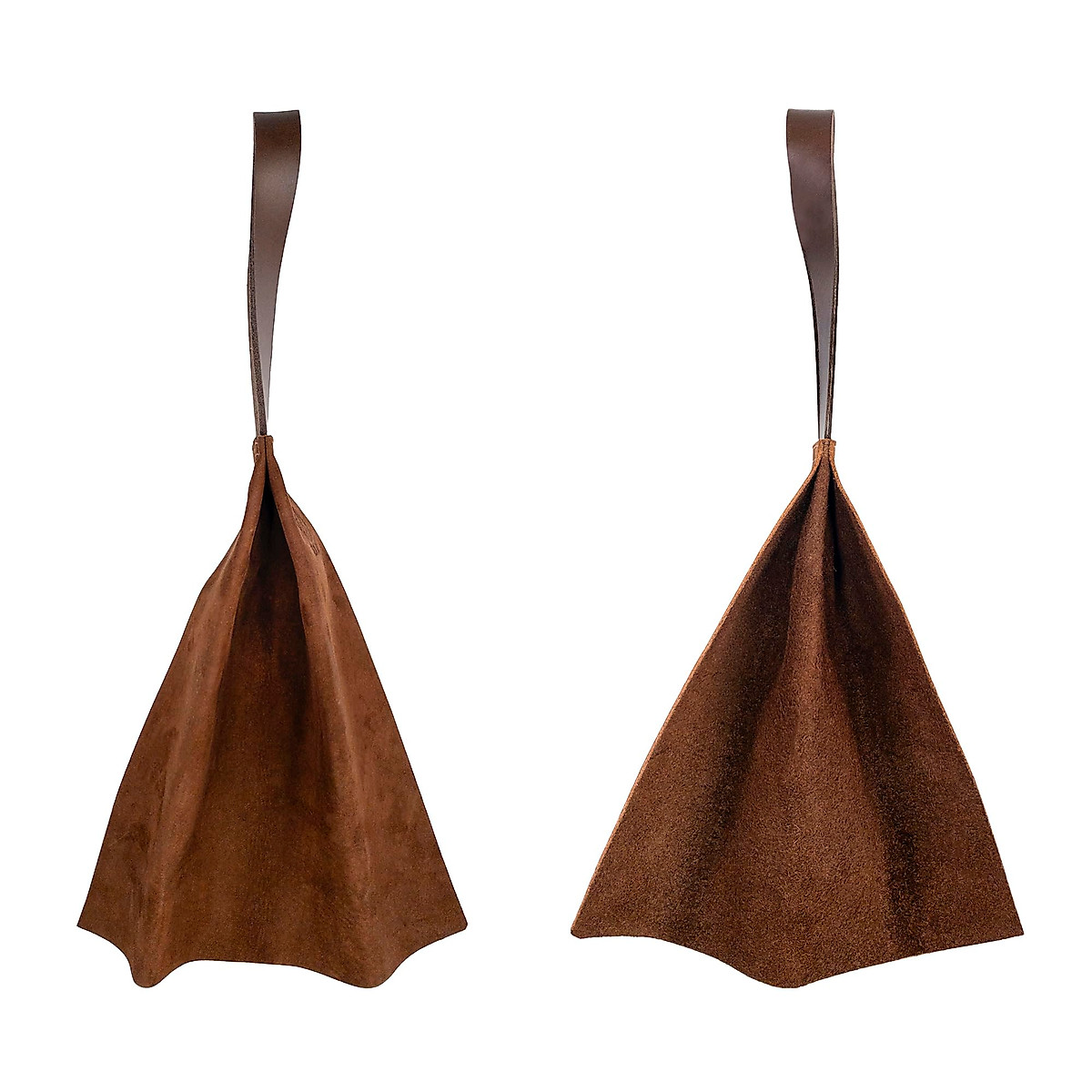 TACO DOG, Dog Chew Sheet Toy for Active Chewers, Alternative Chew Accessory for Puppies, Full Grain Leather, Handmade, Bourbon Brown