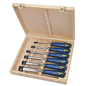 IRWIN Marples Chisel Set for Woodworking, 6-Piece (M444SB6N)