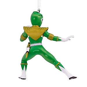 Hallmark Hasbro Power Rangers Green Ranger Christmas Ornament