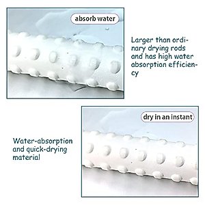 xinXbabe Drying Stick Drying Rod for Toy Diatomite Water-Absorption Stick【Quick Drying/Reusable/Preventing Moisture and Mold】Absorbent Stick Drying Rod 2-Piece Set