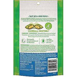 Greenies (4 Pack) Smartbites Hair Indoor Control (previously Called Hairball Control) Chicken and Tuna, (4.6oz, 2 Each) with 10ct PetFaves Wipes