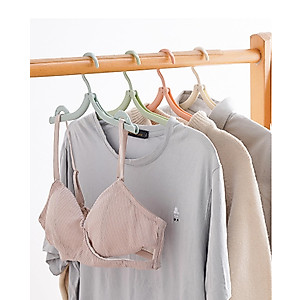 12Pcs Travel Hangers Thin and Light Portable Plastic Foldable Hangers Folding Clothes Hangers for Business Trip Travel, Space Saving Clothes Hangers