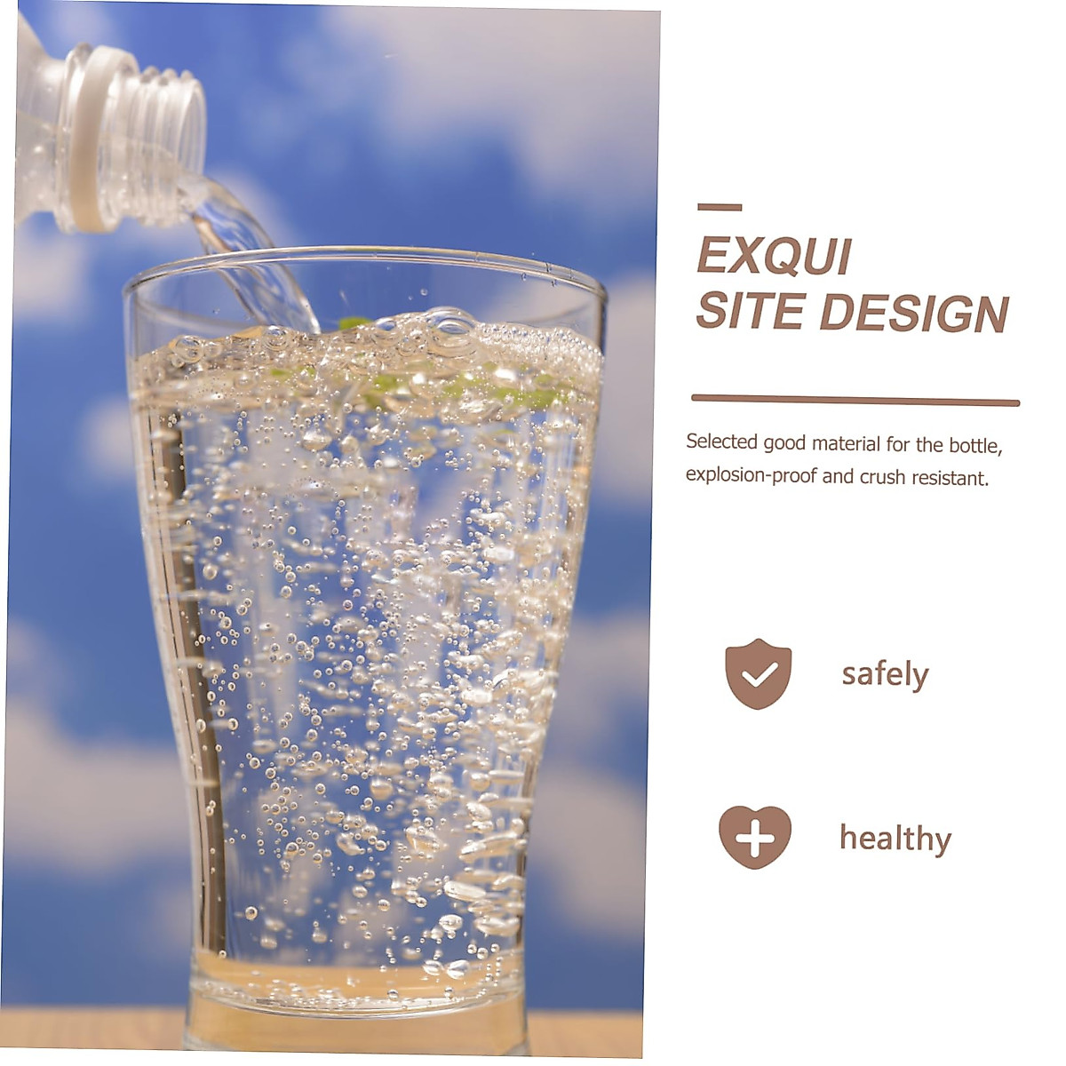 Abaodam Fizzy Water Machine Water Seltzer Maker Soda Maker for Home Manual Water Tool