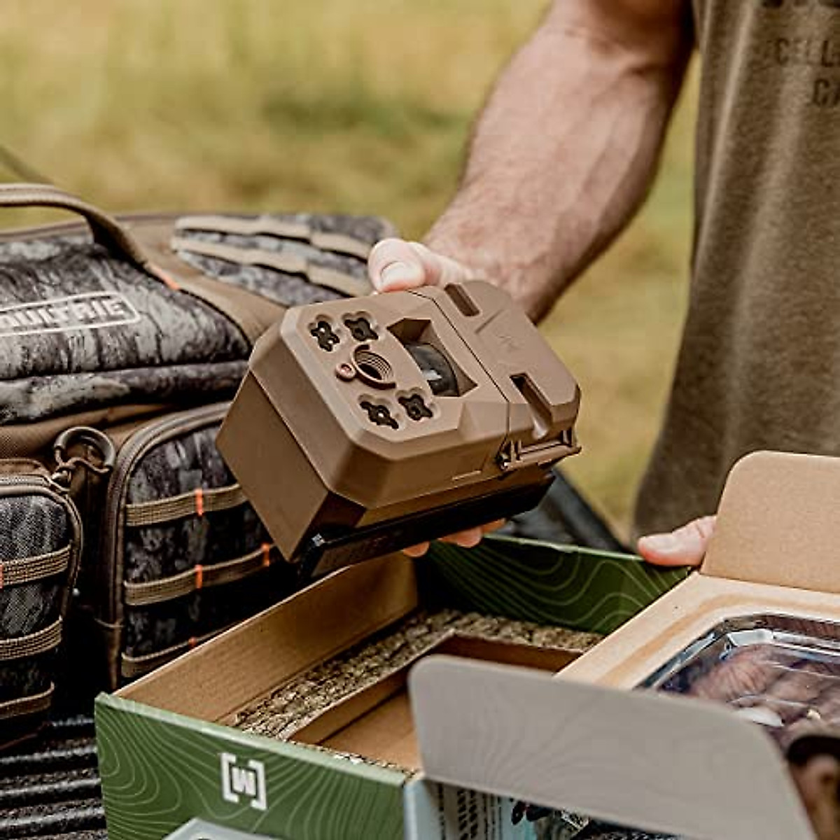 Moultrie Edge Cellular Trail Camera -Auto Connect - Nationwide Coverage - 720p Video with Audio - Built in Memory - Cloud Storage - 80 ft Low Glow IR LED Flash