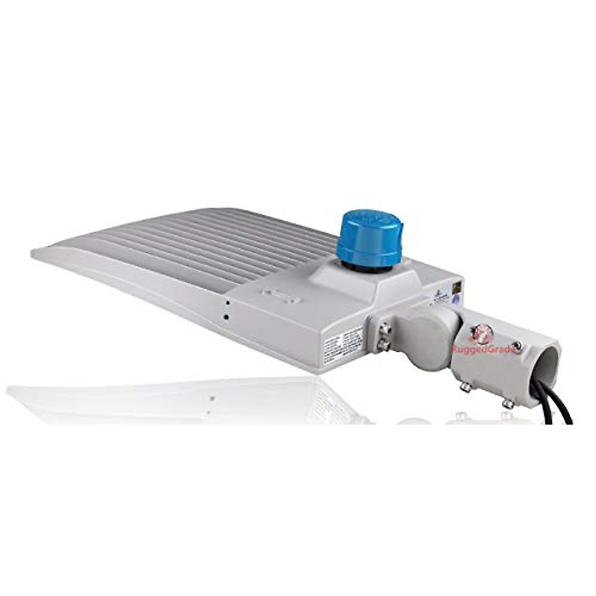 300 Watt LED NextGen II Parking Lot Lights – 40,000 Lumens – Super Efficiency 130 Lumen to Watt - 5000K - with Photocell - Silver/Gray Housing