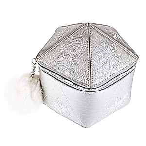 Disney Danielle Nicole Frozen 2 Hexagon Crossbody Bag, Silver