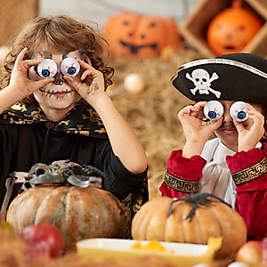 Boao 20 Pieces Halloween Eyeballs Plastic Scary Eyeballs Halloween Skeleton Eyeballs Horror Props for Halloween Party Decorations