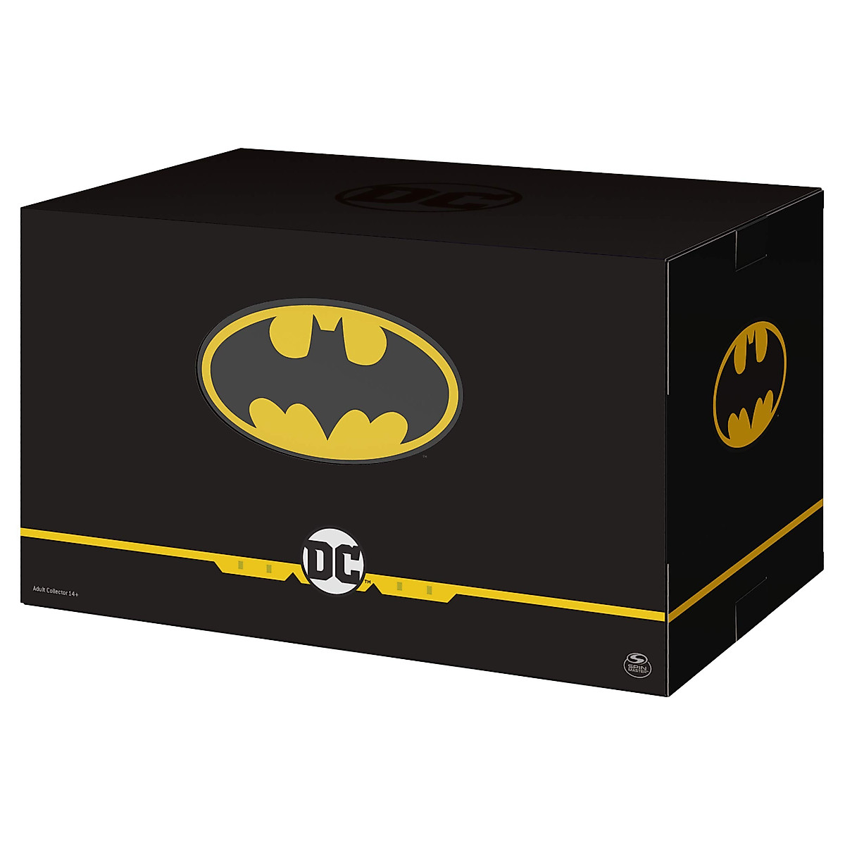 BATMAN 4-inch Action Figure with Batmobile and Batboat 2-in-1 Transforming Vehicle (DC FanDome Exclusive), Black