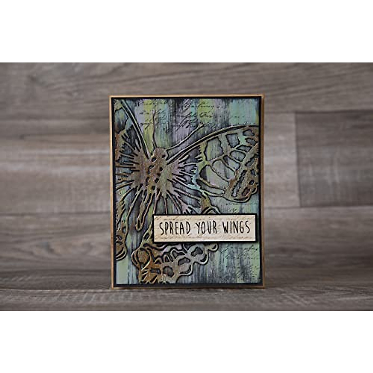 Sizzix Thinlits Die 665201 Perspective Butterfly by Tim Holtz, Multicolor