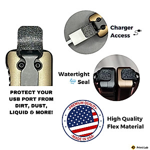 Plug Compatible with Streamlight 88811 Wedge Flashlight, Protects USB Port
