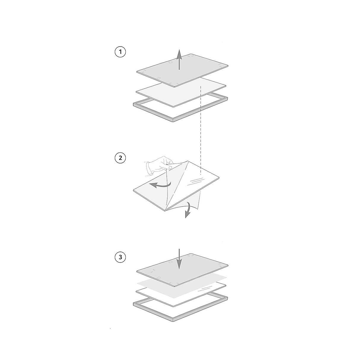 Opposite Wall Aluminium Metal Picture Frame, 16x20 in. | 41x51 cm White Sleek Matte, Lightweight, Shatterproof and Durable, Perfectly Crafted for Picture, Poster, Photo and Collage Displays