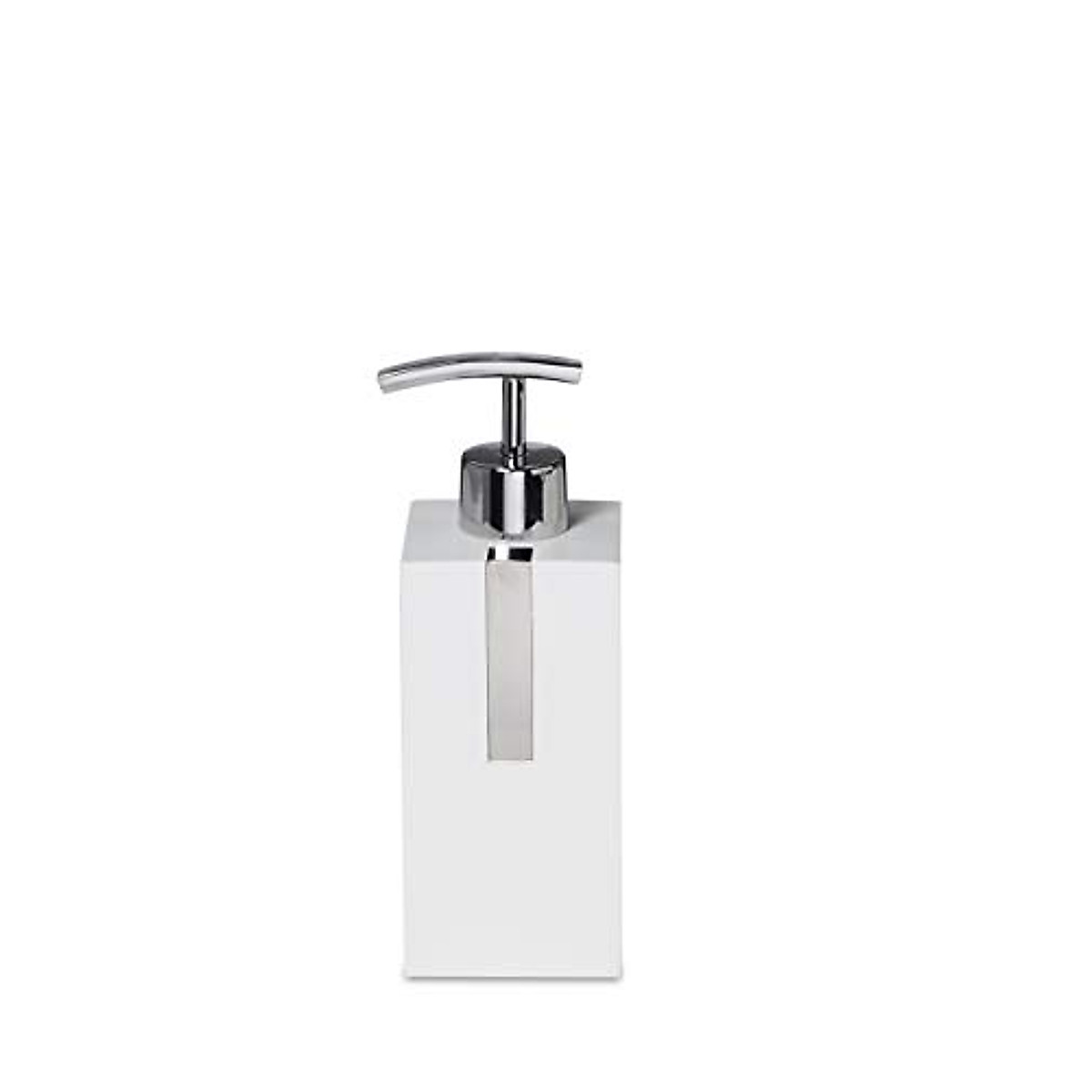 Roselli Trading Company Houston Street Bath Accessory Set, White/Stainless Steel Trim