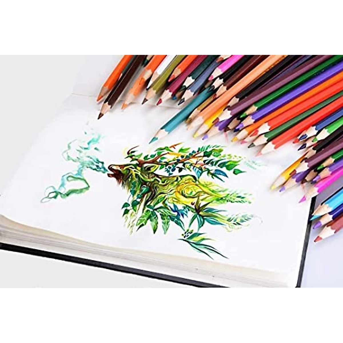 Art Magic Watercolor Pencils, Set of 48 Professional Colored Pencils for Adult and Teens, Premium Art Supplies for Coloring, Blending and Layering