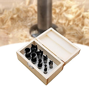 8pcs Wood Plug Cutter Cork Drill Straight And Tapered Taper 5/8" 1/2" 3/8" 1/4" Woodworking Cutting Tool