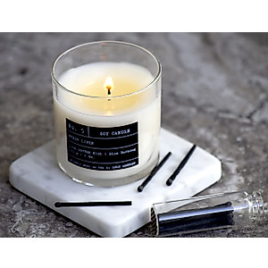 Lulu Candles | Tobacco, Spice & Vanilla | Luxury Scented Soy Jar Candle | Hand Poured in The USA | Highly Scented & Long Lasting (6 Oz.)