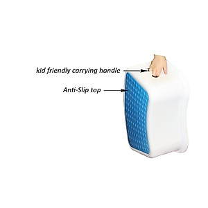 Kids Best Friend Boys Blue Step Stool, Take It Along in Bedroom, Kitchen, Bathroom and Living Room. Great For potty Training!