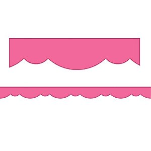 Creative Teaching Press Core Decor Pink Stylish Scallops Border (10075)