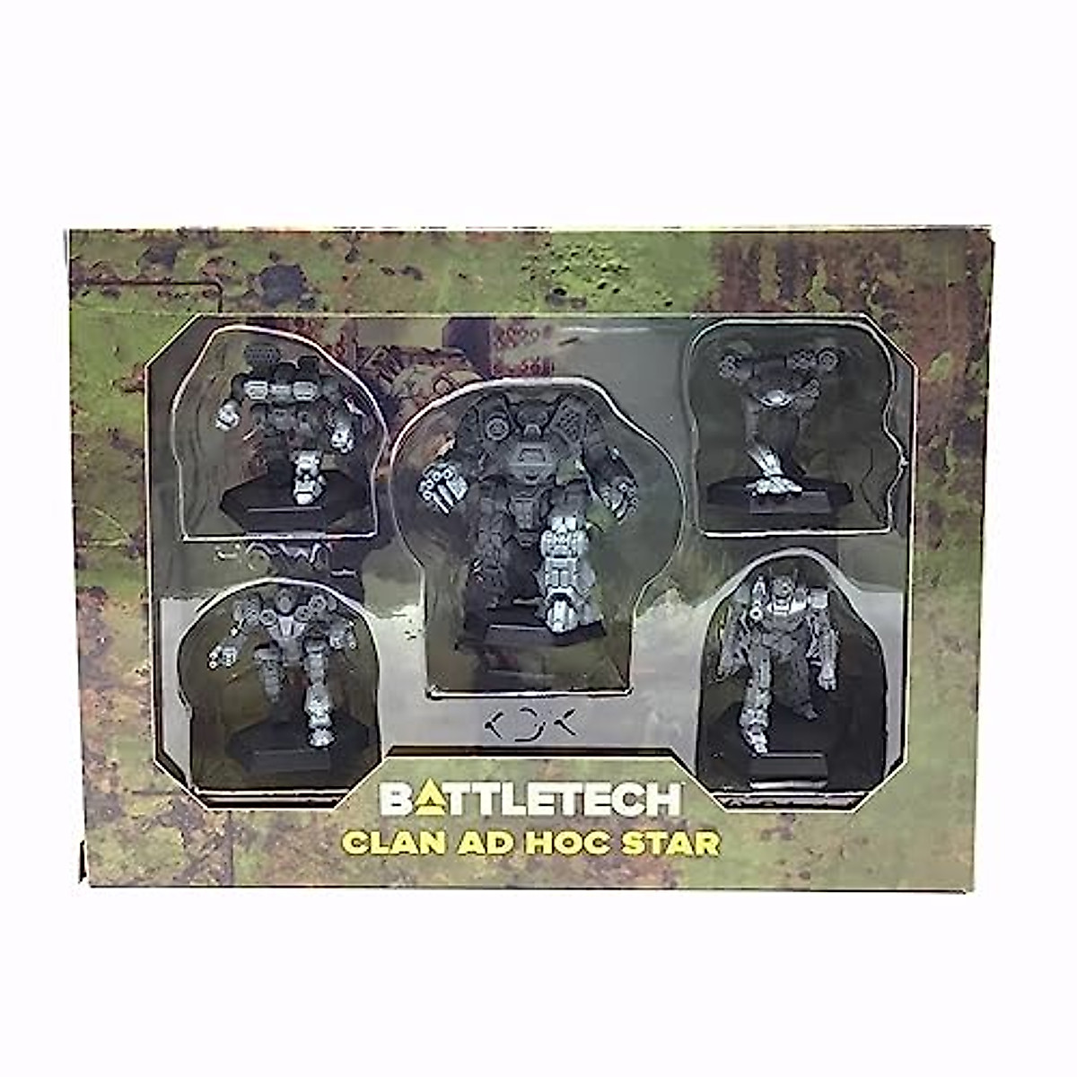 Catalyst Game Labs BattleTech Mini Force Pack: Clan Ad Hoc Star, Grey