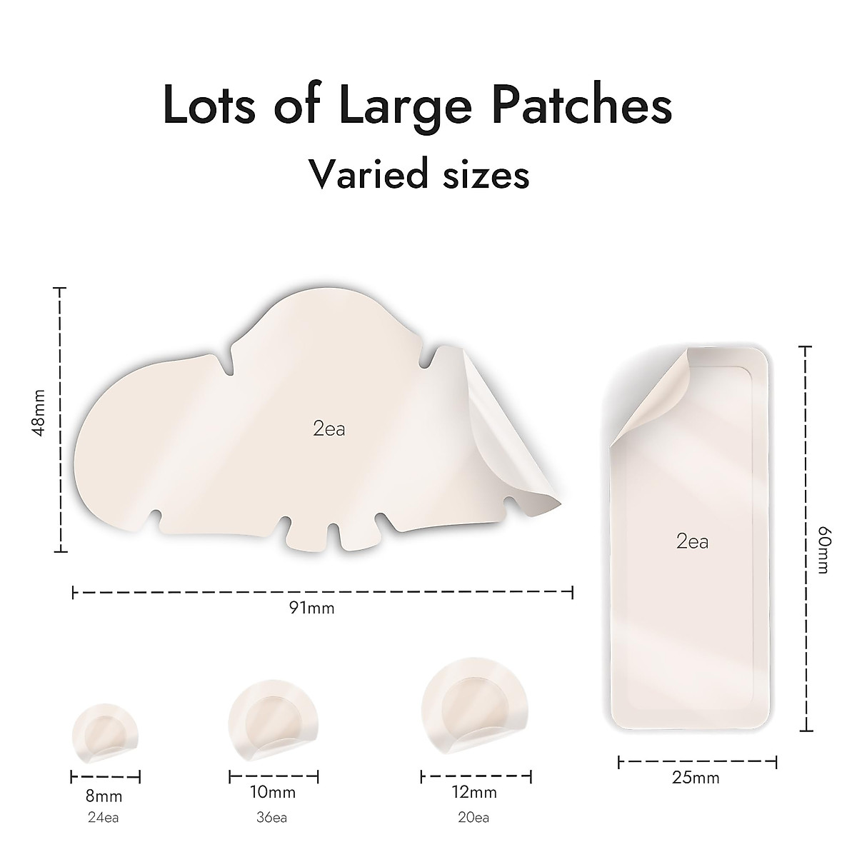 Epielle Over-Zit Acne Variety Patches | 84 Hydrocolloid Acne Pimple Patch for Covering Zits and Blemishes for Full Face (84 Counts), Easter Gift