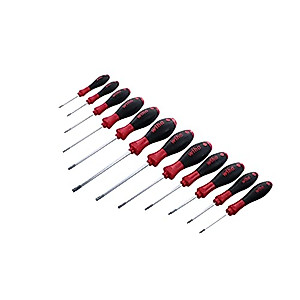 Wiha 36267 12-Piece T5-T40 Torx Driver Set with Soft Finish