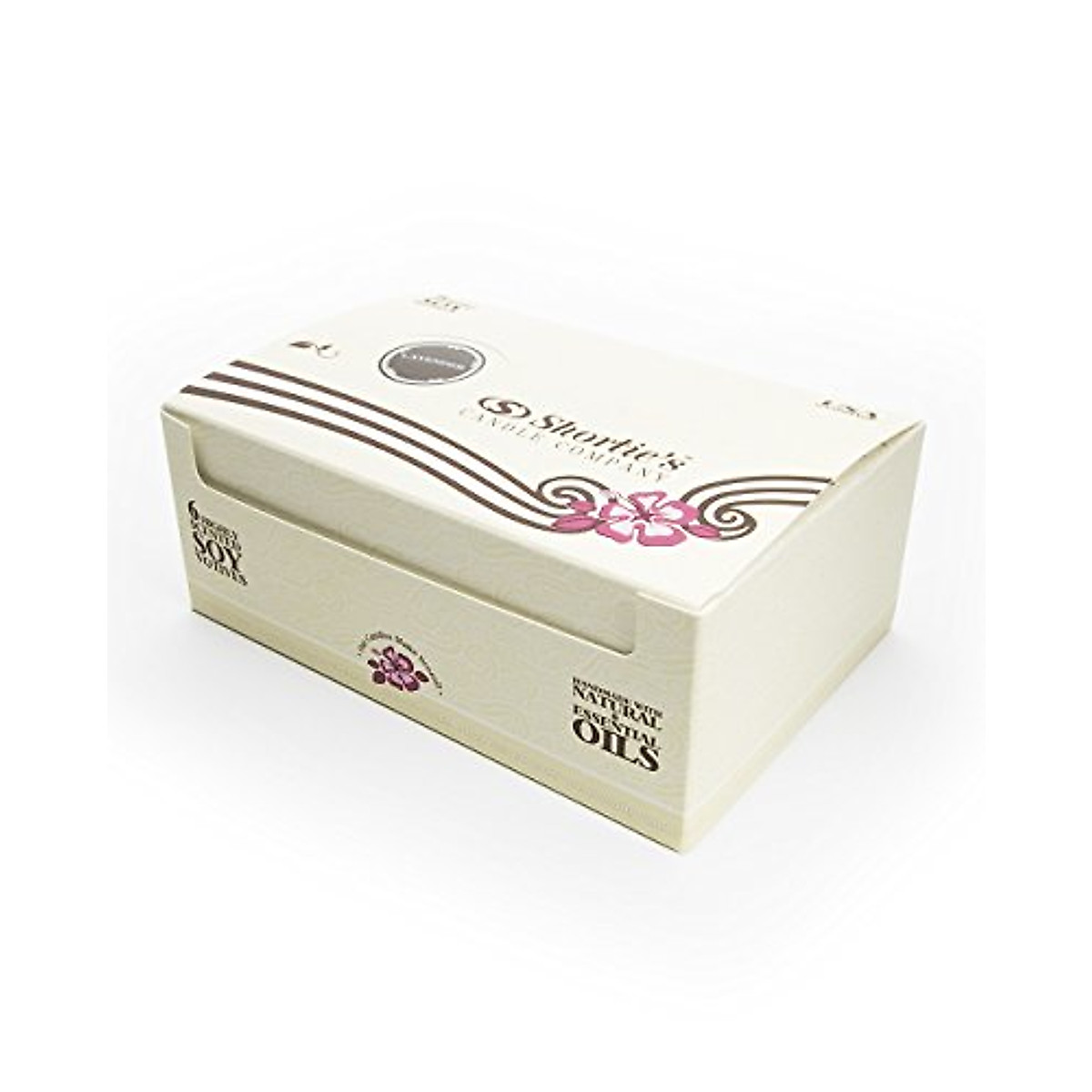 Pure English Lavender Soy Votive Candles - Scented with Essential & Natural Oils - 6 Purple Natural Votive Candle Refills - Flower & Floral Collection