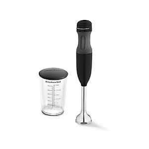 KitchenAid KHB1231OB 2-Speed Hand Blender, Onyx Black