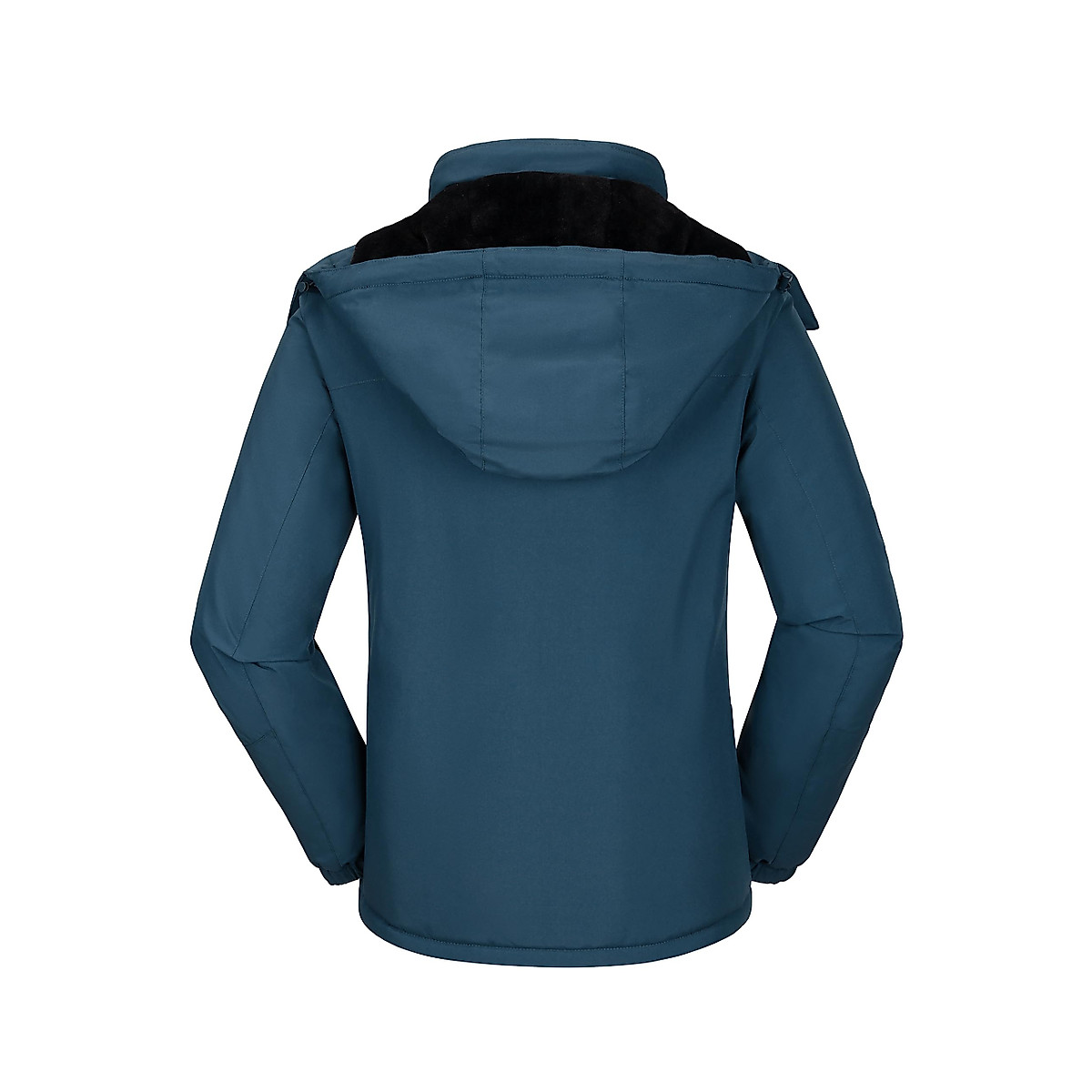 CAMELSPORTS Women's Waterproof Snow Ski Jakcet Fleece Warm Winter Coat Hooded Windproof Insulated Snowboarding Jacket