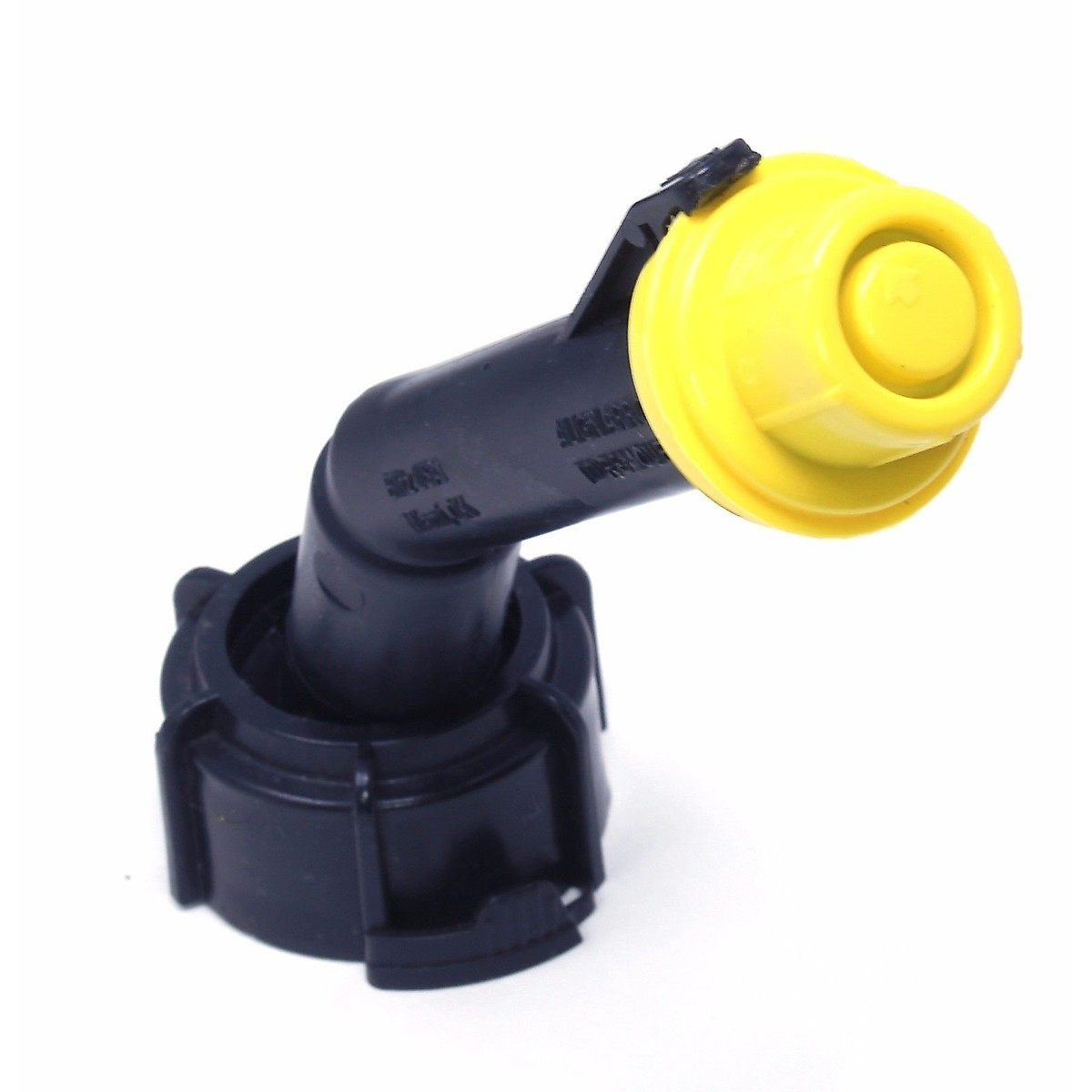 4 Pack Replacement YELLOW SPOUT CAPS Top Hat Style fits # 900302 900092 BLITZ Gas Can Spout Cap fits self venting gas can Aftermarket (SPOUTS NOT INCLUDED)