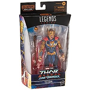 Marvel Legends Series Thor: Love and Thunder Thor Action Figure 6-inch Collectible Toy, 3 Accessories