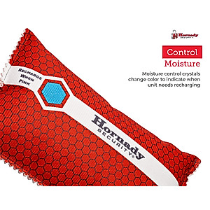 Hornady Reusable Dehumidifier Bag 450G, 95908 - Portable, Easy to Use Moisture Absorbers for Gun Safes & Cabinets - Prevent Moisture Damage for Gun Safe Accessories, Firearms in Your Gun Vault