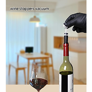 R Conlifeus Electric Wine Opener Rechargeable, One-touch Automatic Wine Bottle Corkscrew Opener (Stainless Steel) Set，Ideal Wine Accessories and Wine Gift Sets