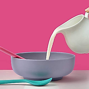 GET FRESH Bamboo Kids Bowls Set - 4-pack Reusable Bamboo Dinnerware Bowls For Kids and Toddlers - Colorful Bamboo Fiber Childrens Dinner Bowls for Everyday Use - Bamboo Dishes for Kids and Adults