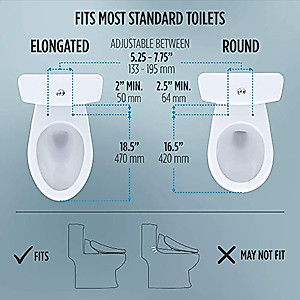 TOTO SW3083#01 WASHLET C5 Round Electronic Bidet Toilet Seat, C5Round, Cotton White