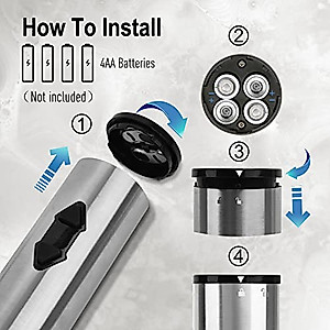 AMIUZ Electric Wine Opener, Battery Operated Corkscrew, Automatic Bottle Opener, Wine Gift Set