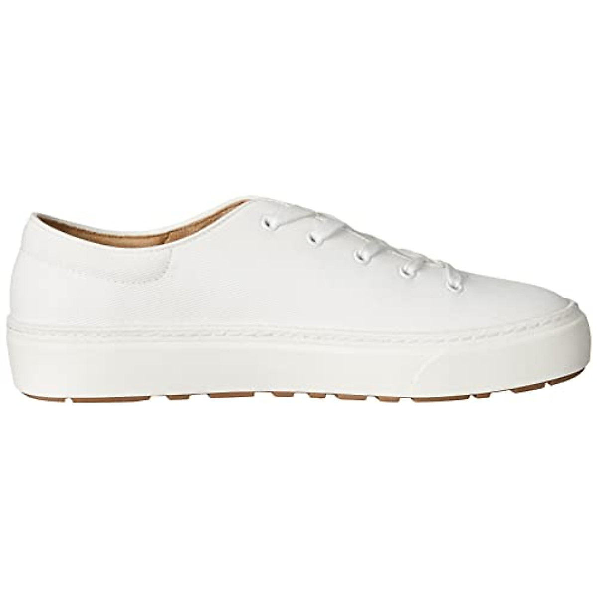 Amazon Essentials Women's Comfortable Lace Up Sneakers, White, 7