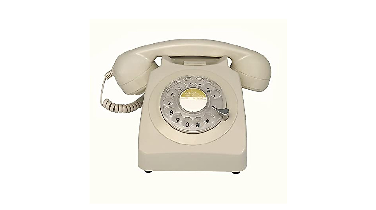 Benotek Retro Rotary Phone - Vintage Landline Decor