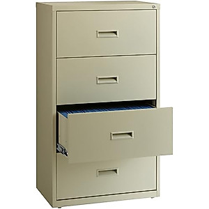Lorell, LLR60559, Lateral File - 4-Drawer, 1 / Each, Putty